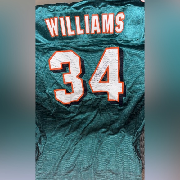 Shirts | Sighned Ricky Williams Jersey Grandma Met Him At Bell South | Poshmark
